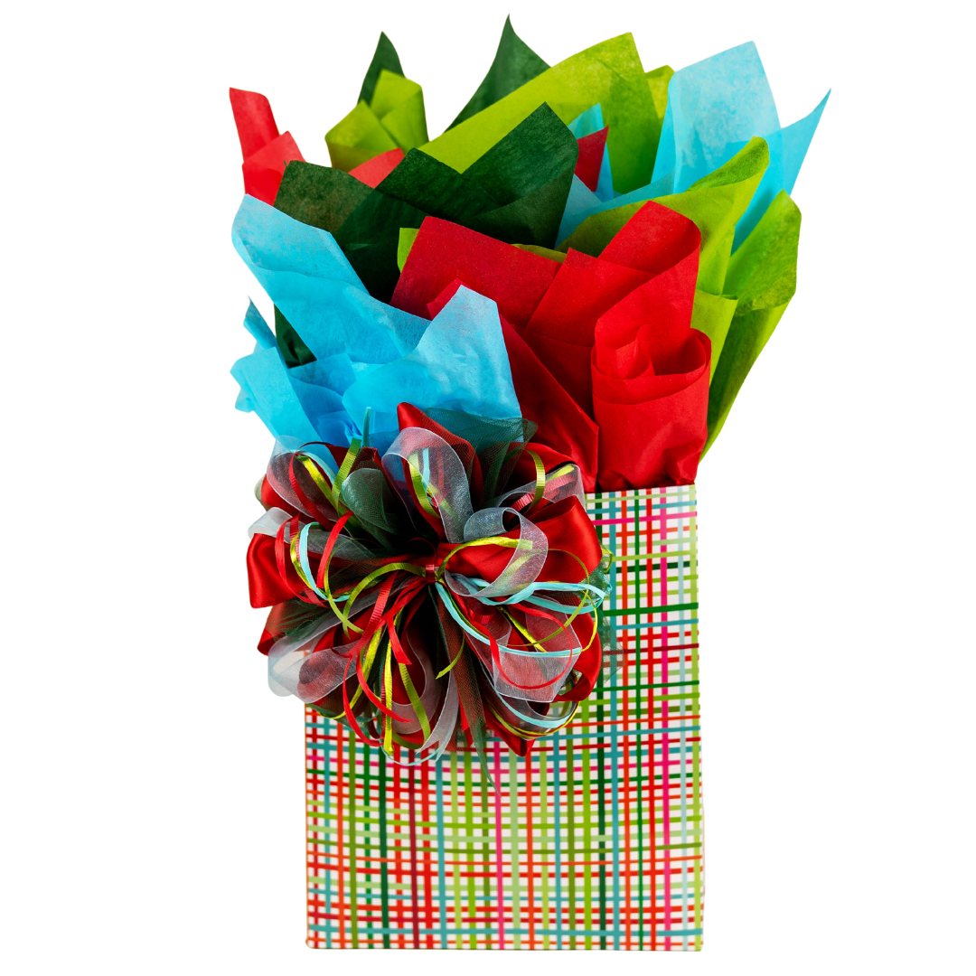 Happy Plaid Gift Bag – Nibbles & Bits