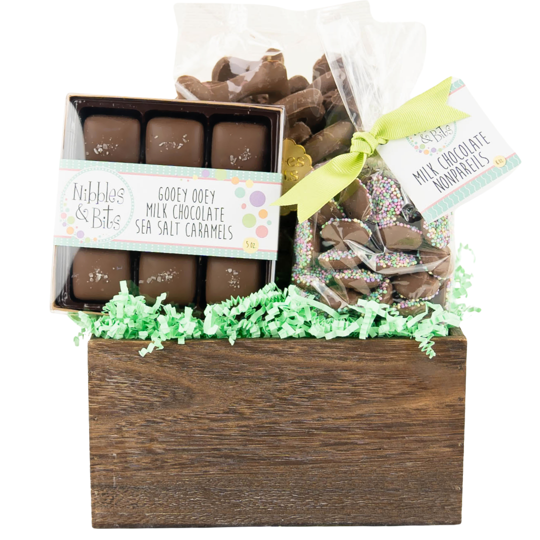 Just a Little Bit of Chocolate Gift Basket – Nibbles & Bits