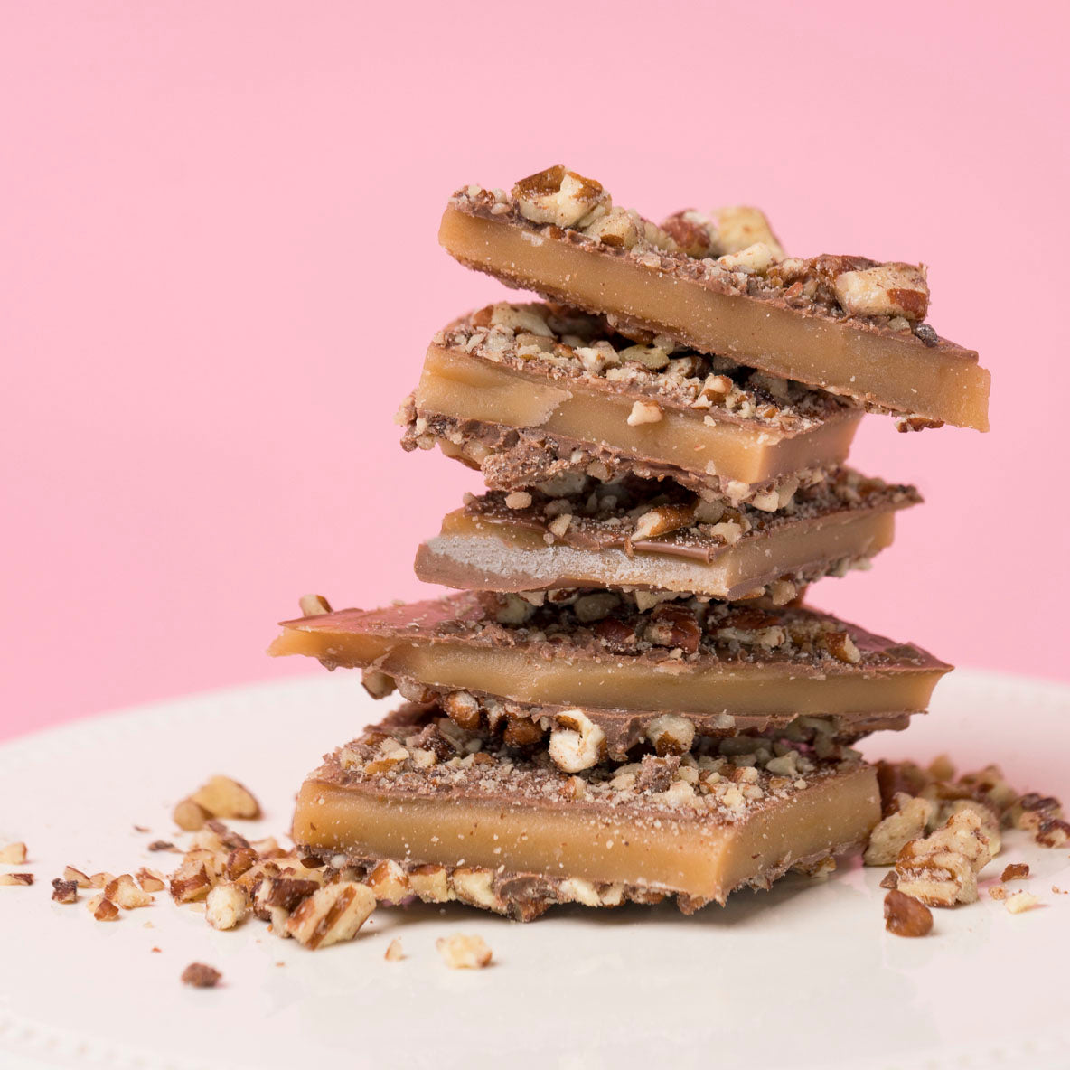 Milk Chocolate Pecan Toffee – Nibbles & Bits