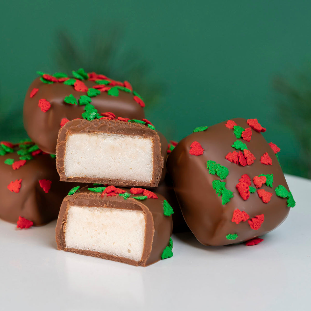 Milk Chocolate Christmas Confetti Marshmallow – Nibbles & Bits