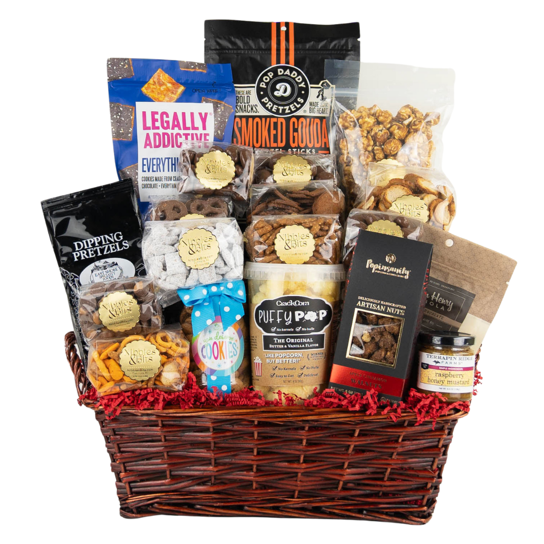 Snack Food Baskets Ultimate Snack Basket | Midwood Flower Shop